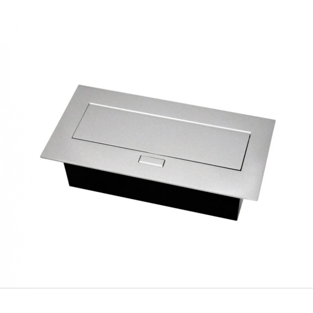 Grup prize birou, 2x PRIZE schuko, 2xUSB, FARA CABLU, ALUMINIU AE ...